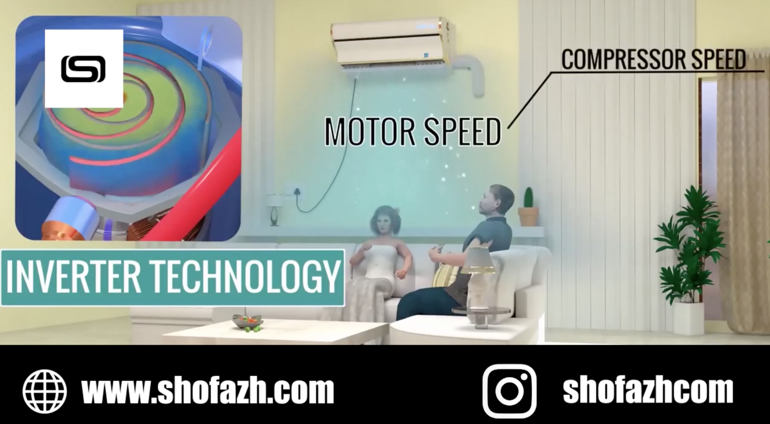 ویدیو نحوه کارکرد کولر گازی اسپلیت | شوفاژ دات کام